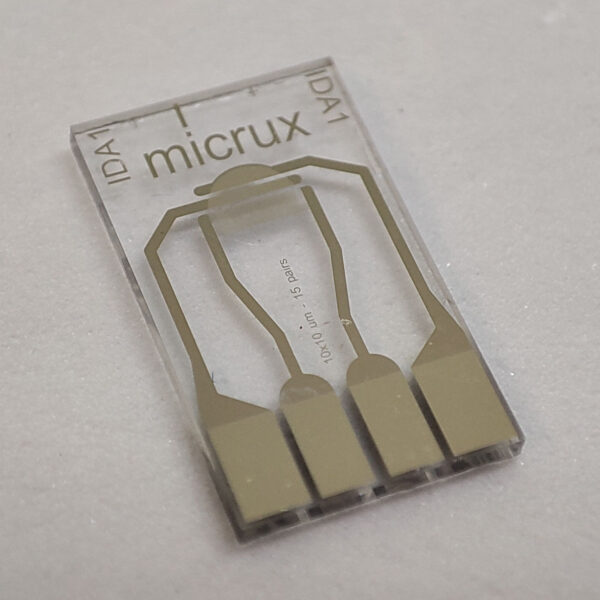 Interdigitated Microelectrode Array (IDA) - MicruX Technologies